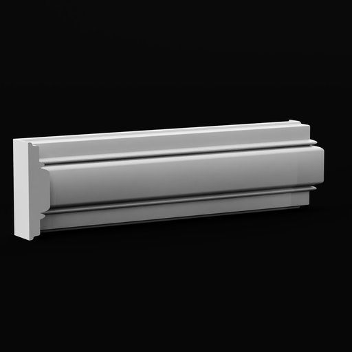 Classical Style Baseboard Moulding | Molding / Carving models | BlenderKit