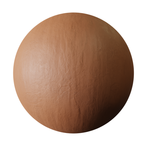 Clay Orange | FREE plaster materials | BlenderKit