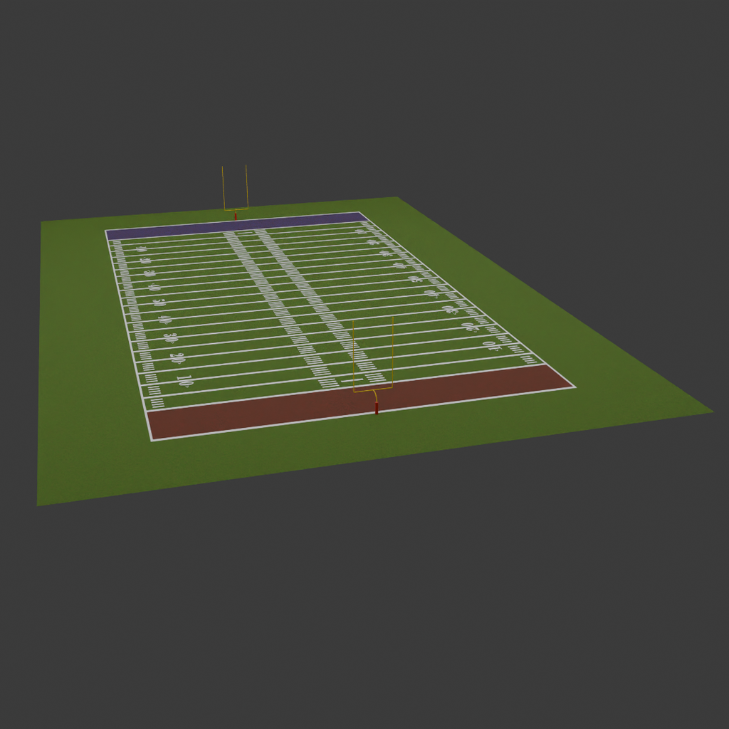 American Football Field | FREE Hobbies & Sports 3D Models models ...