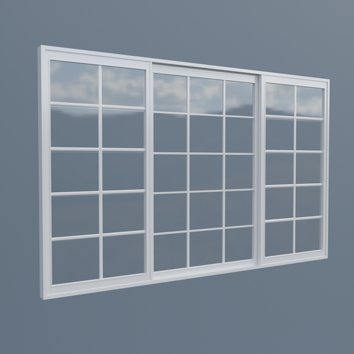 Sliding multi pane window | FREE Windows models | BlenderKit