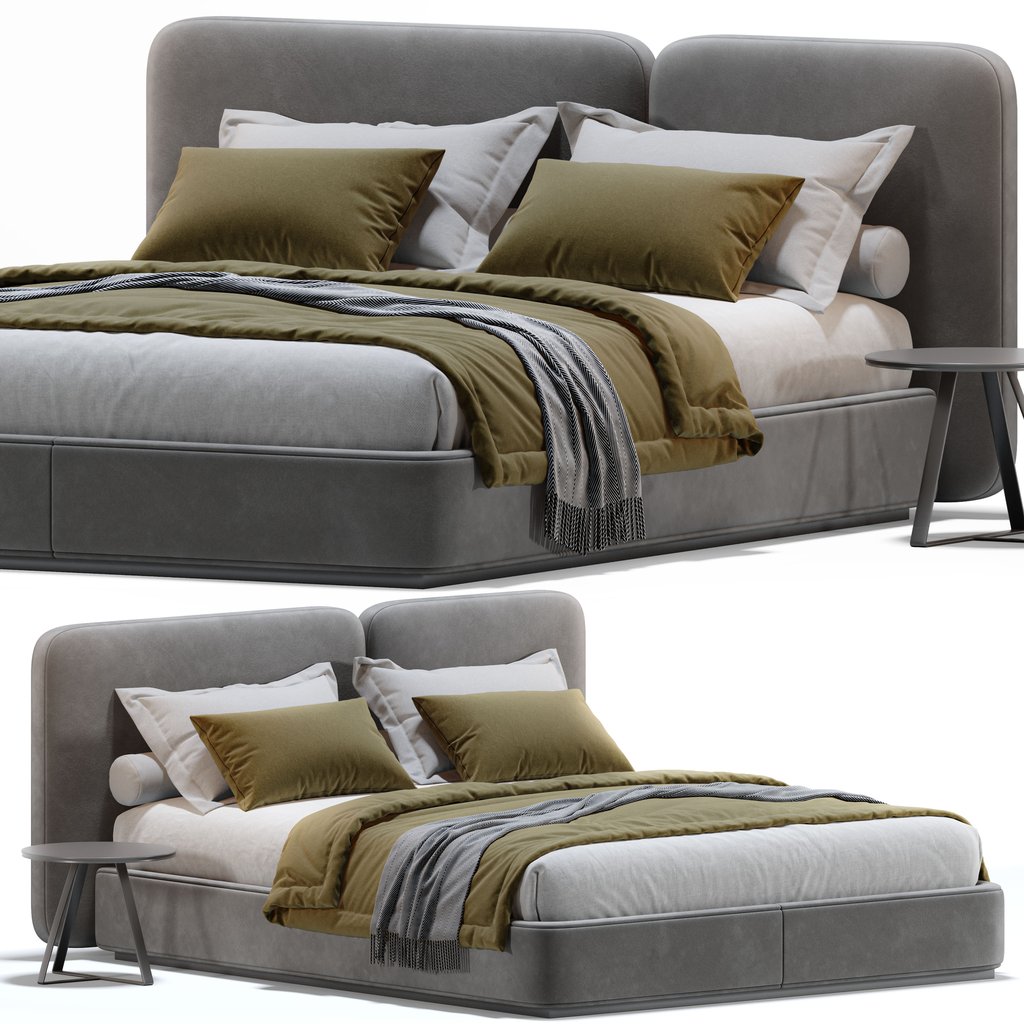 Bed Dunes | Beds models | BlenderKit