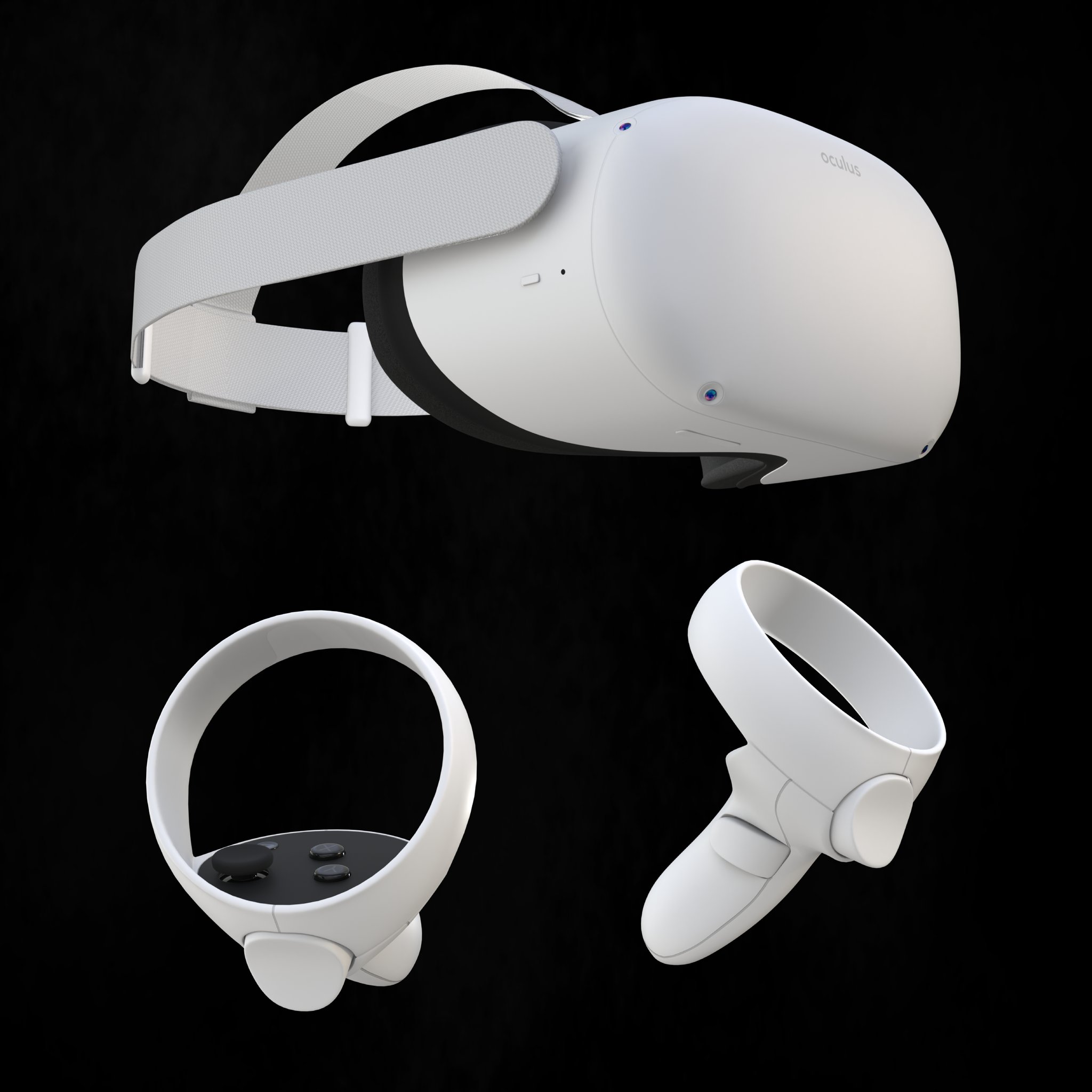 Oculus Meta Quest 2 VR | Video devices models | BlenderKit