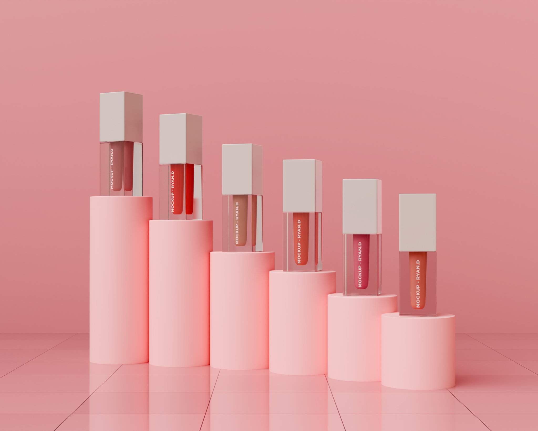 LipStick Concept 01 | Mockup scenes | BlenderKit