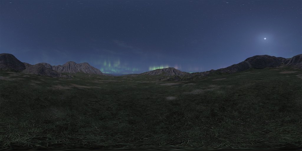 Night Hills HDR | Nighttime Environments HDRis | BlenderKit