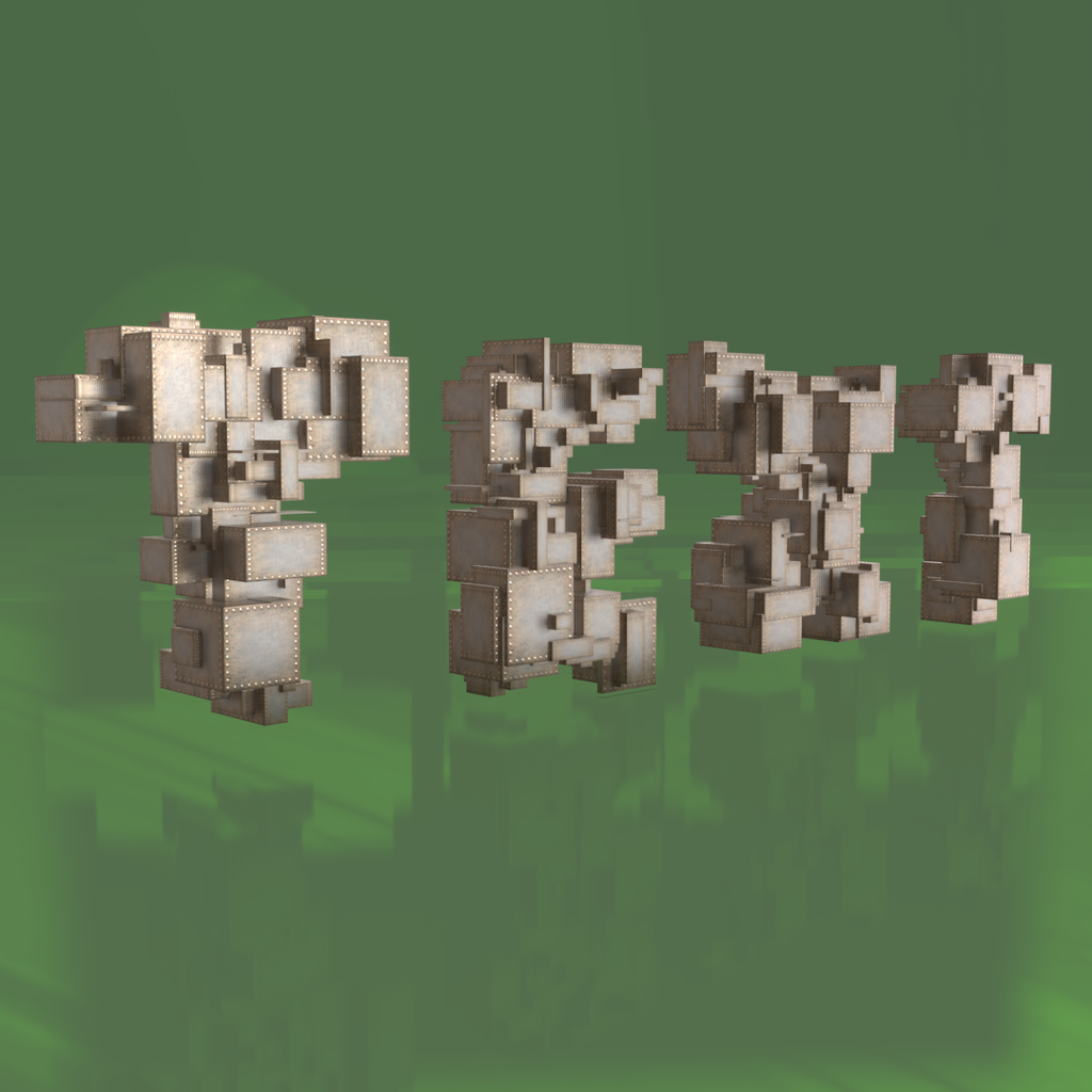 Editable text | FREE Typography scenes | BlenderKit