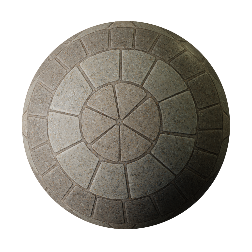 Concrete brick pavement V3 | FREE concrete materials | BlenderKit