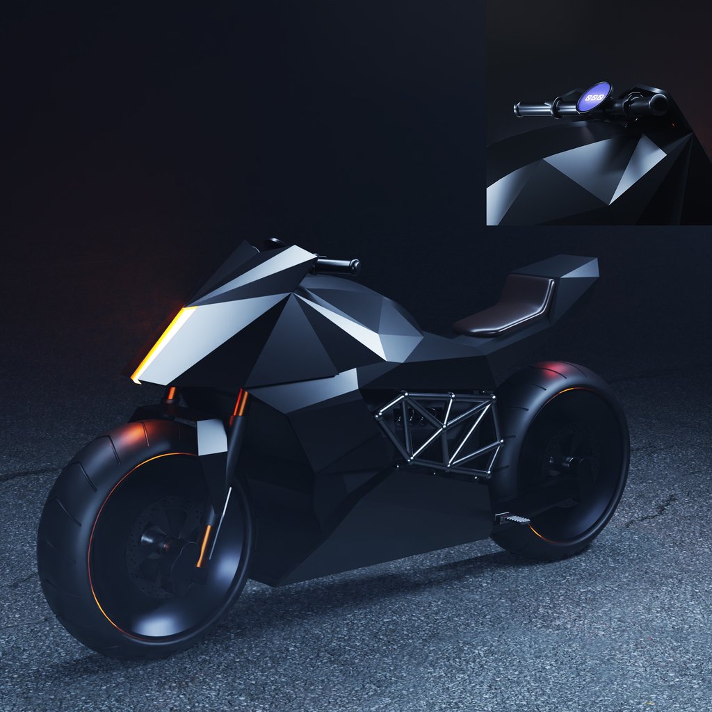 Sci fi Motorcycle | Race Motocycles 3D Models models | BlenderKit