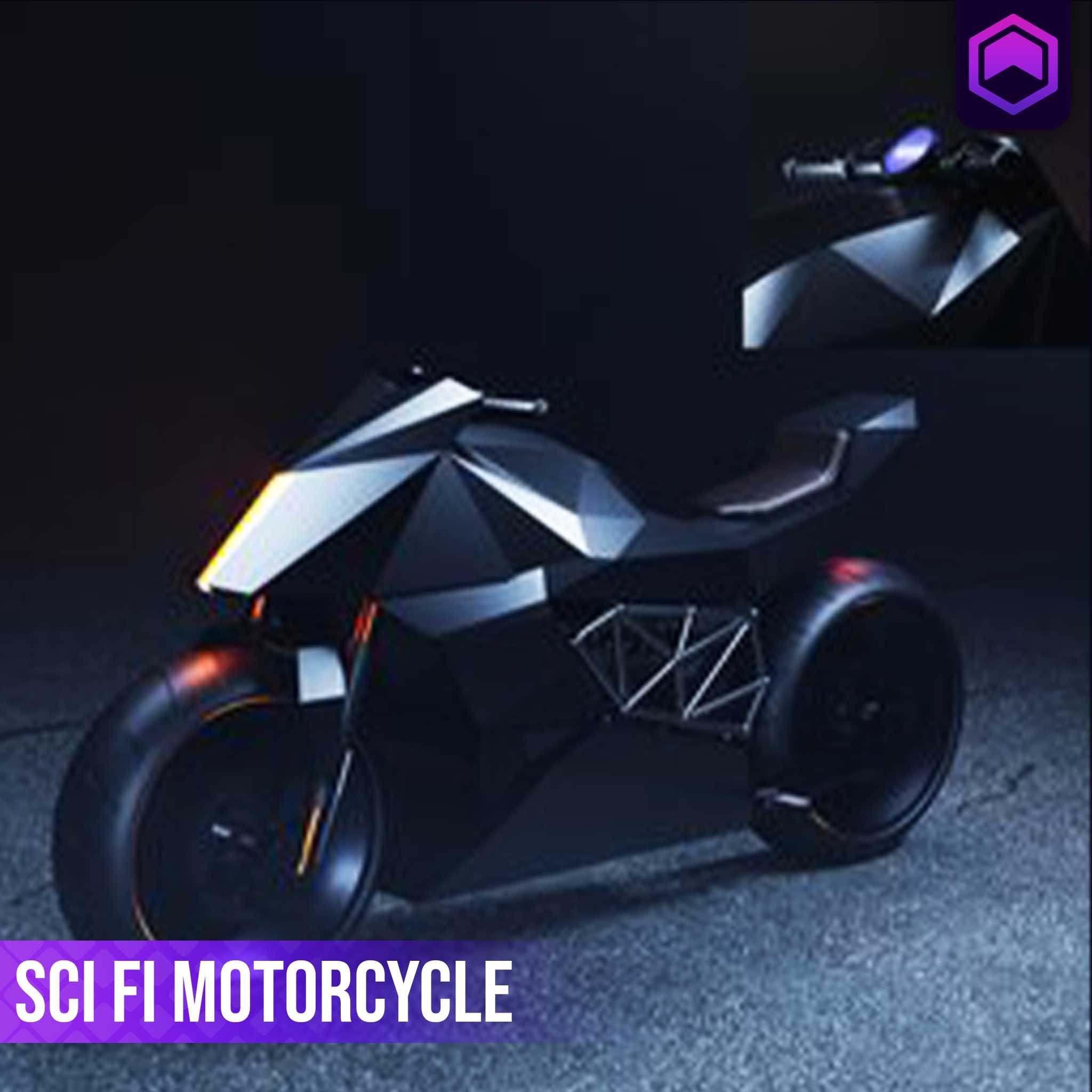 Sci fi Motorcycle | Race Motocycles 3D Models models | BlenderKit