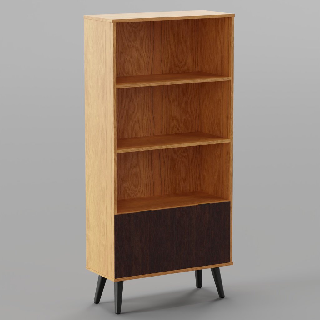 Bookcase | FREE Bookcases models | BlenderKit