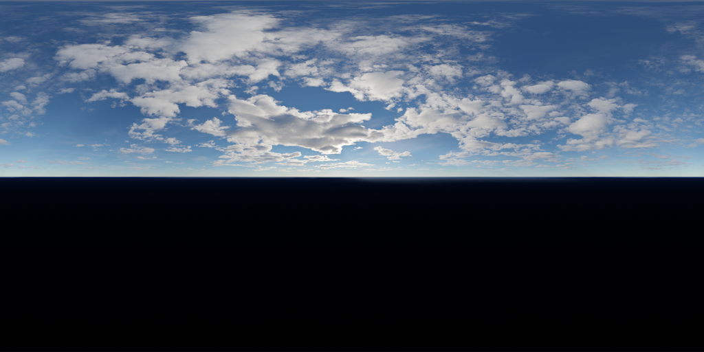 Blue Cloudy Sunny Sky | FREE Nature HDRis | BlenderKit