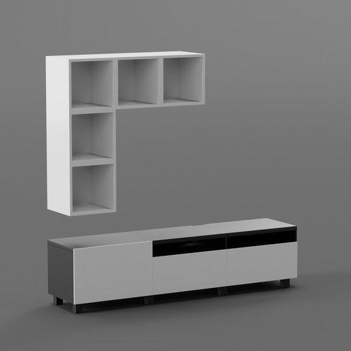 Besta Eket | Cabinets models | BlenderKit