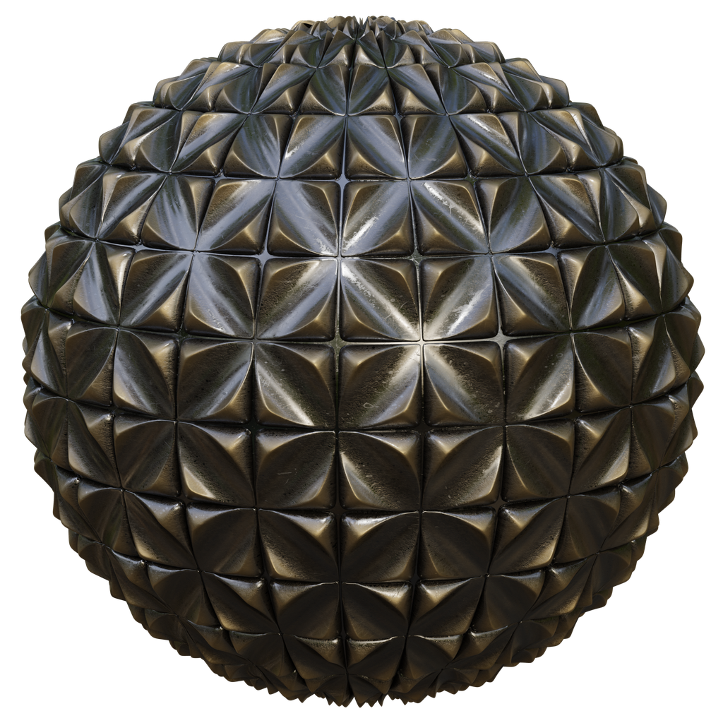 Decorative Armour Material - 01 | FREE metal materials | BlenderKit