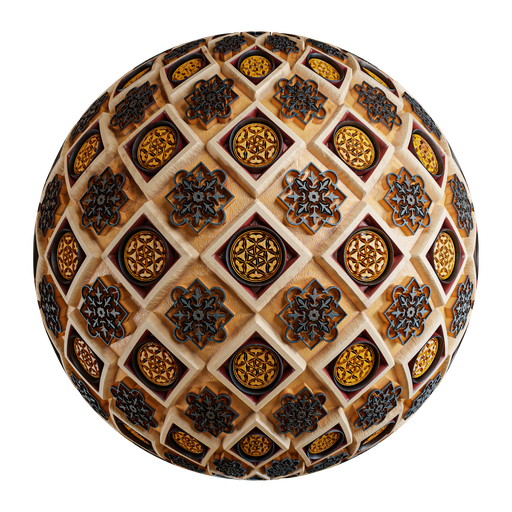 Decorative Wood Pattern | FREE wood materials | BlenderKit