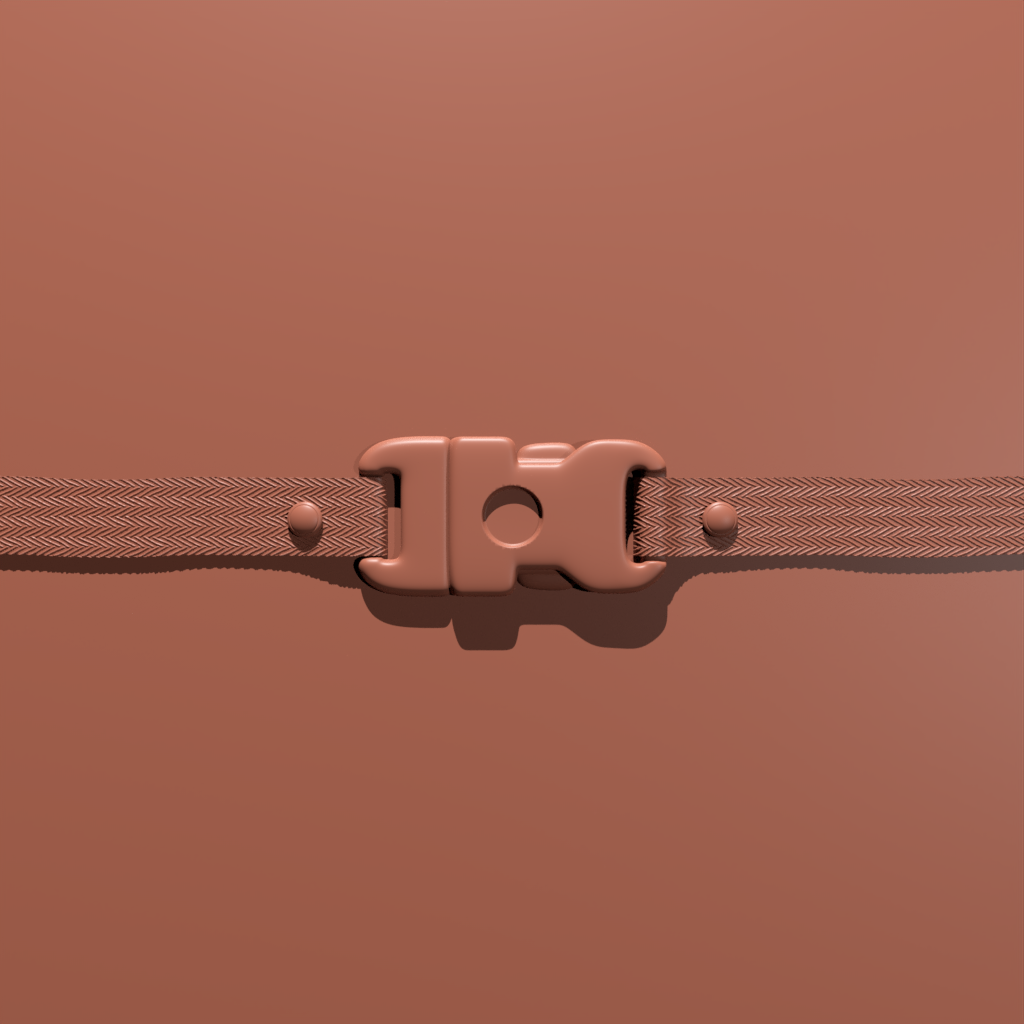 Strap with Buckle Brush - 02 | FREE Accessories brushes | BlenderKit