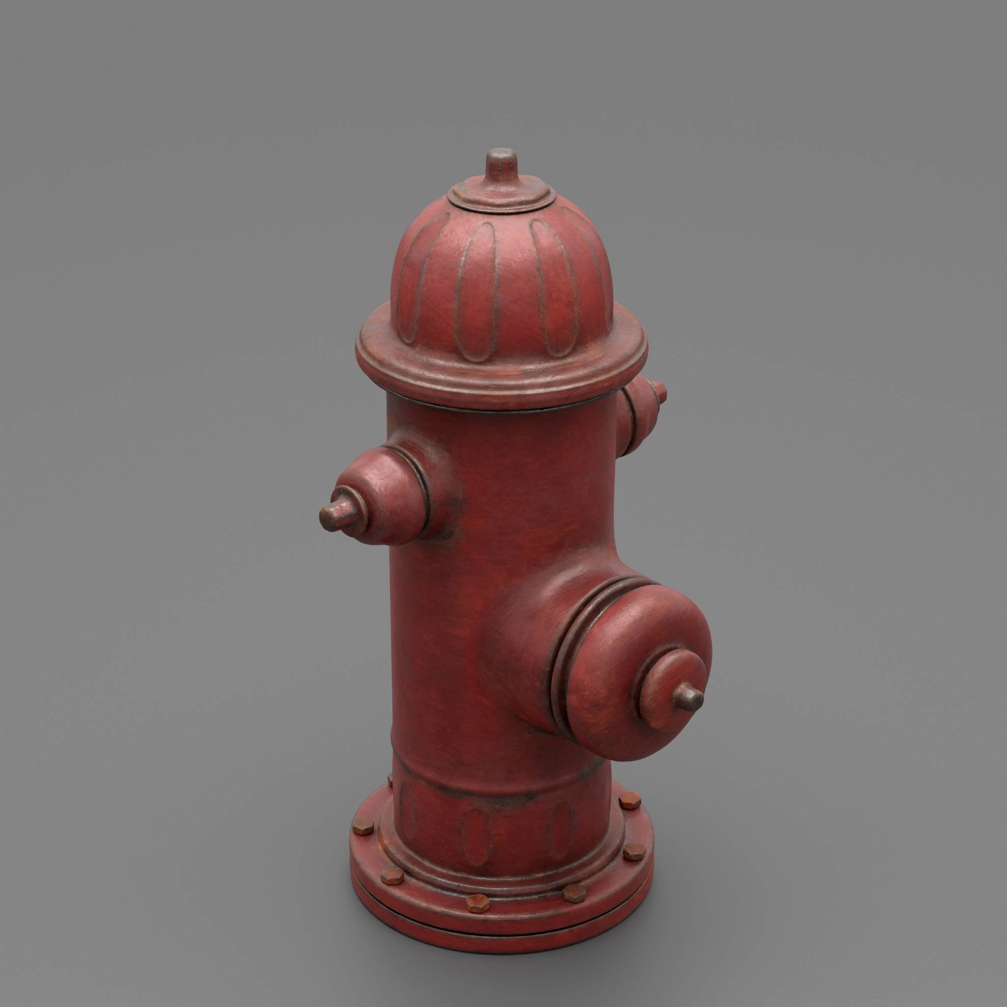 Red Firehydrant | FREE Exterior Elements models | BlenderKit