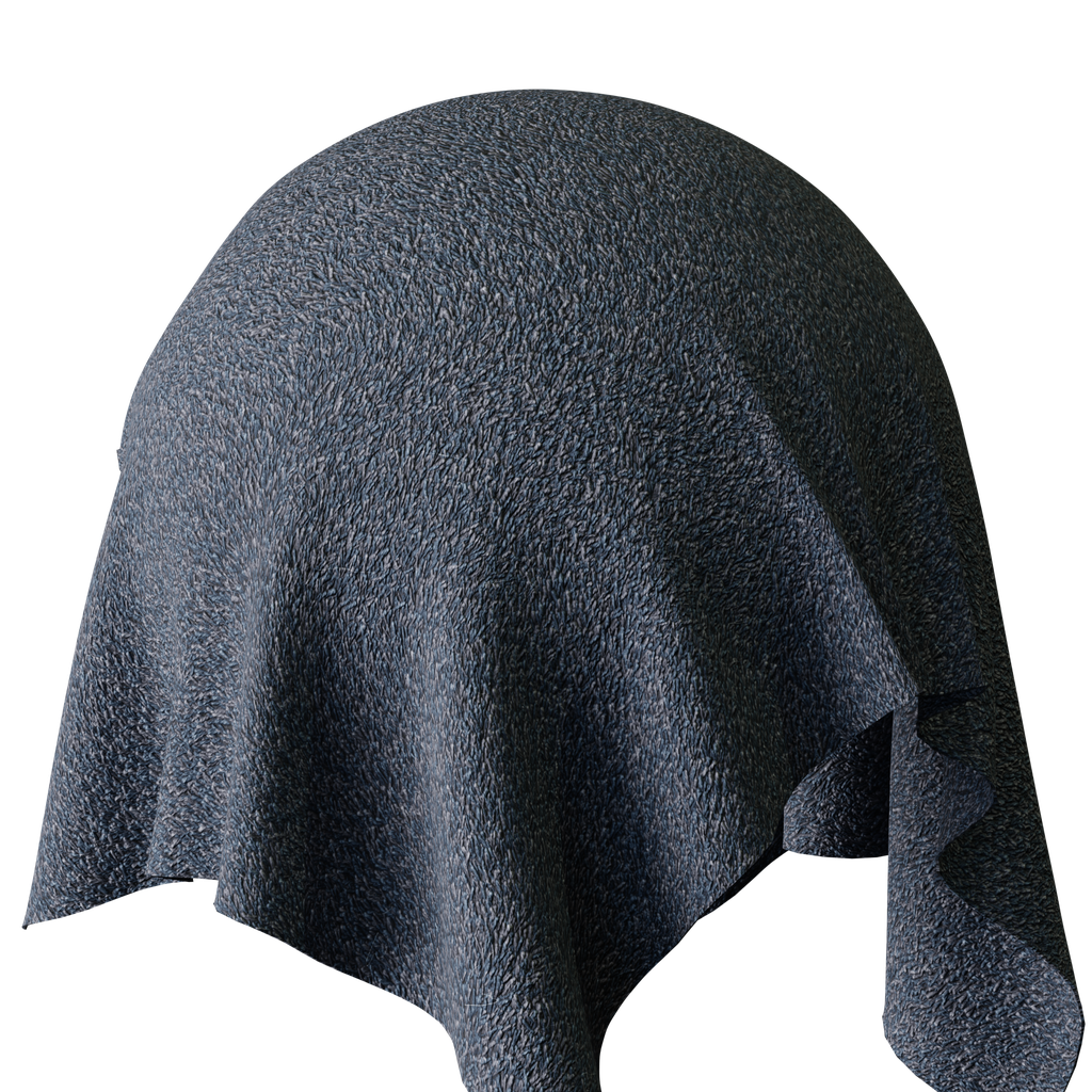 Navy Plush Carpet | FREE fabric materials | BlenderKit