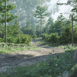 Road scene | Nature scenes | BlenderKit