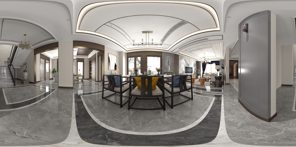 Living room | FREE Interiors HDRis | BlenderKit