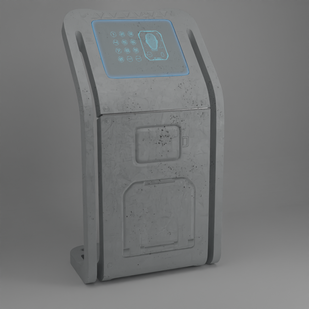 Scifi Terminal Control panel | Lab Equipment models | BlenderKit