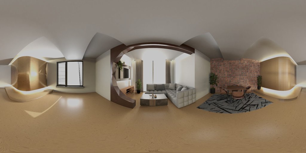 Modern Living Room Interior | Interiors HDRis | BlenderKit