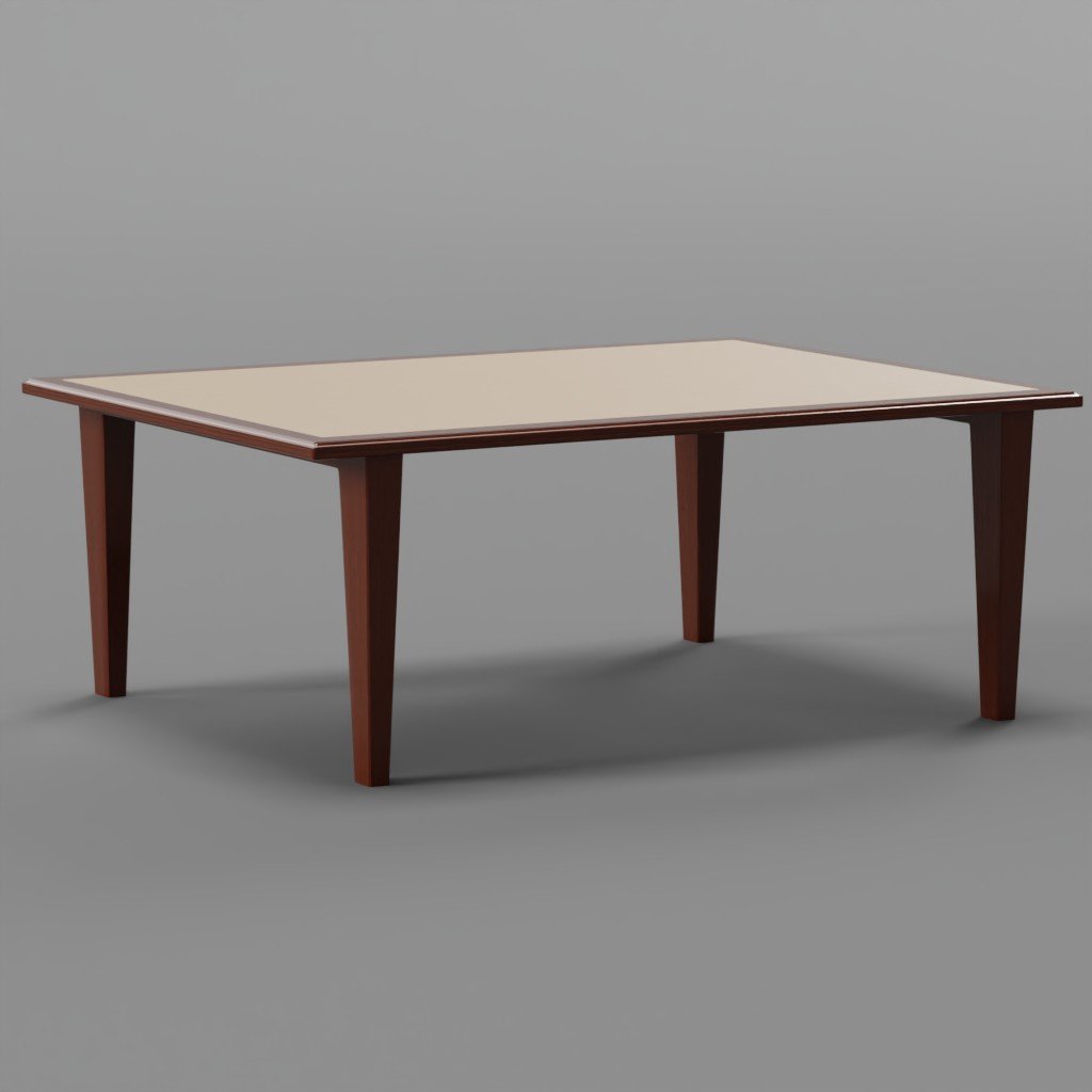 Wood Table Vintage | Tables models | BlenderKit