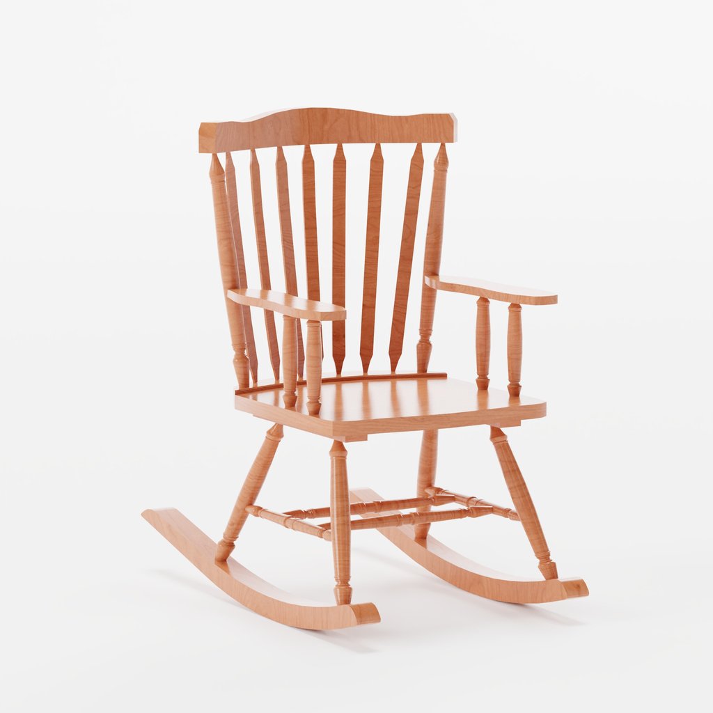 Rocking Chair | FREE Armchairs models | BlenderKit