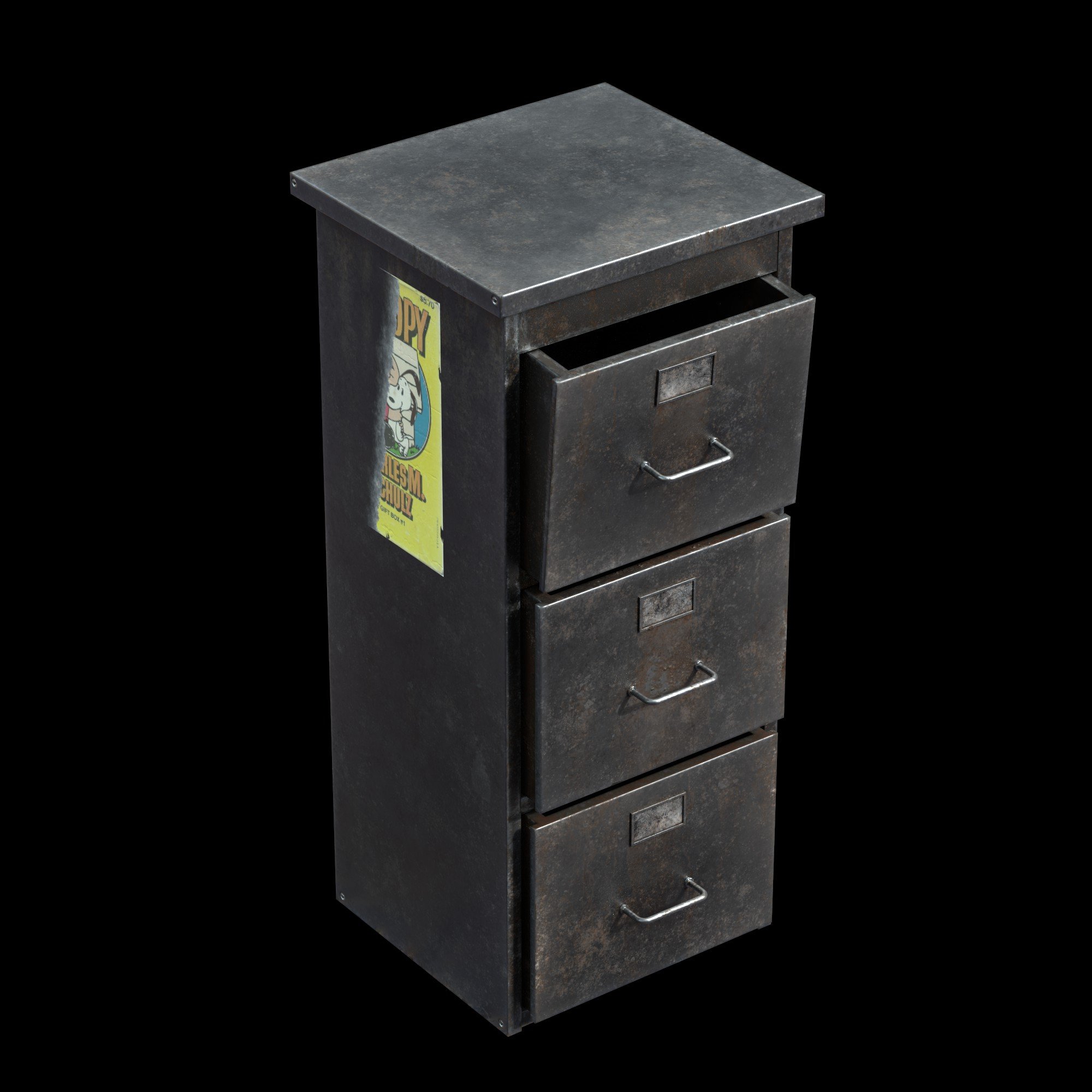 Rust Cabinet | FREE Office Storage Spaces models | BlenderKit