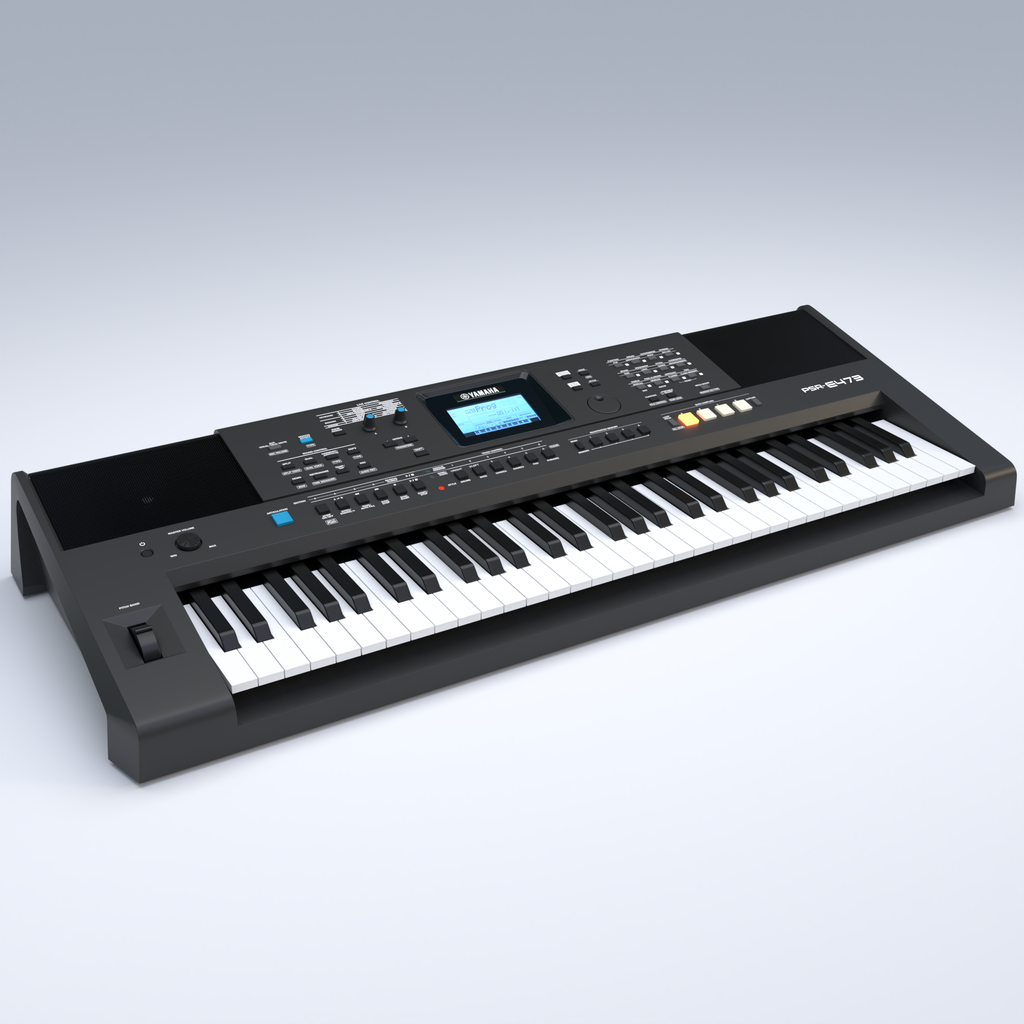 Yamaha psr-e473 Piano | Musical Instruments models | BlenderKit