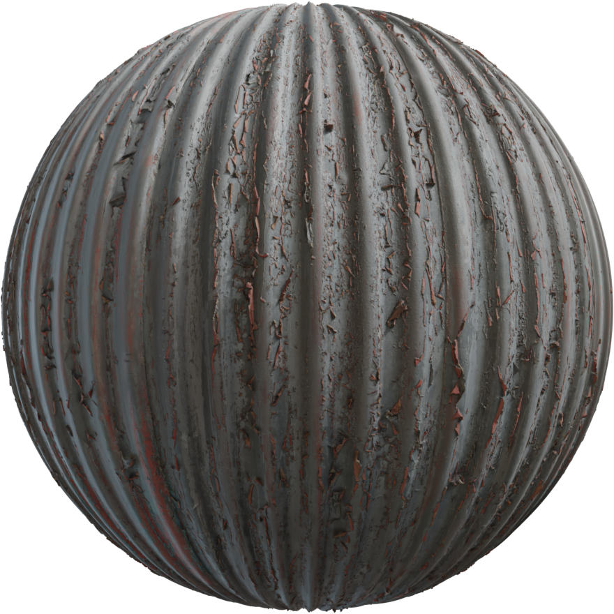 Worn Corrugated Iron | FREE metal materials | BlenderKit
