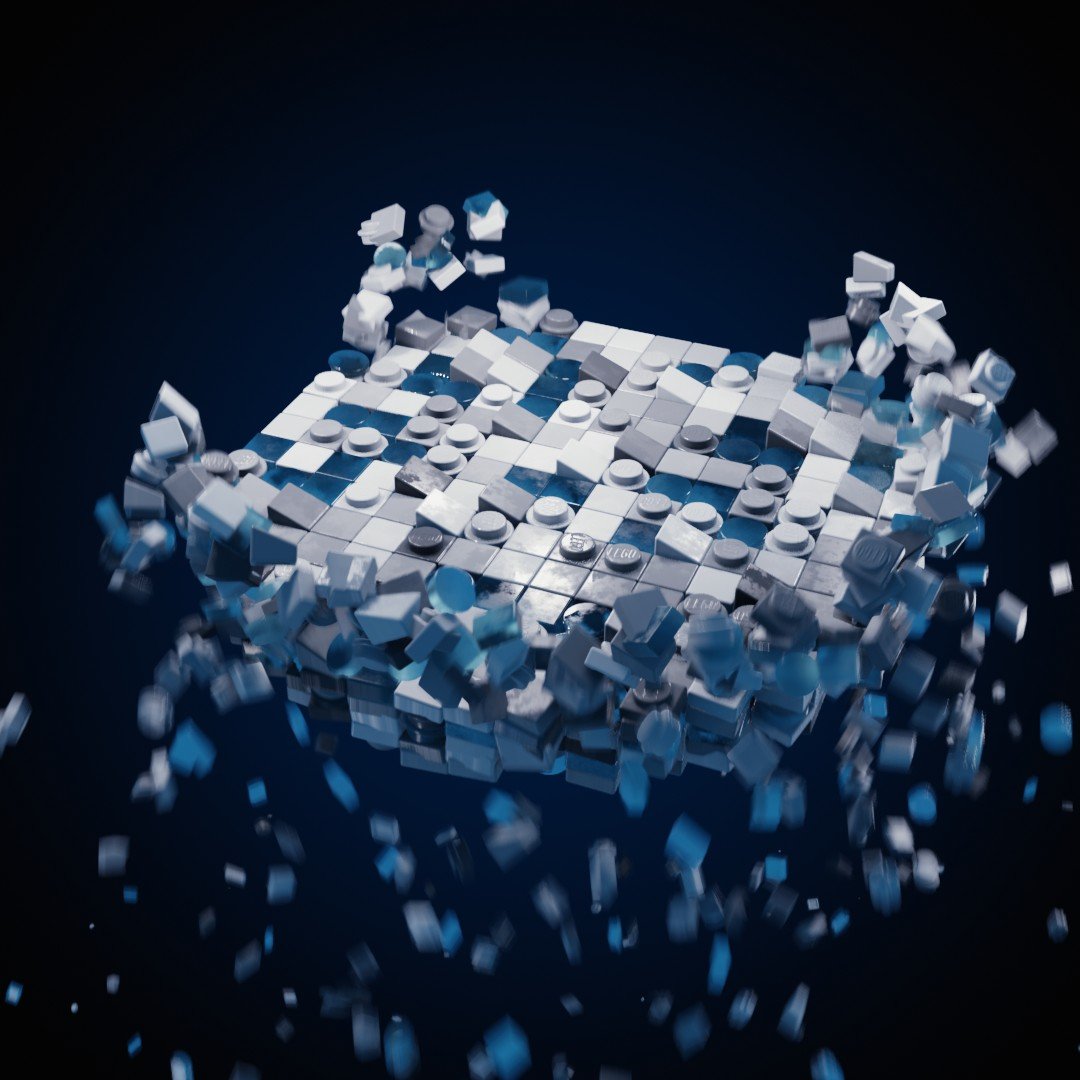 Lego set arranging animated | Abstract scenes | BlenderKit