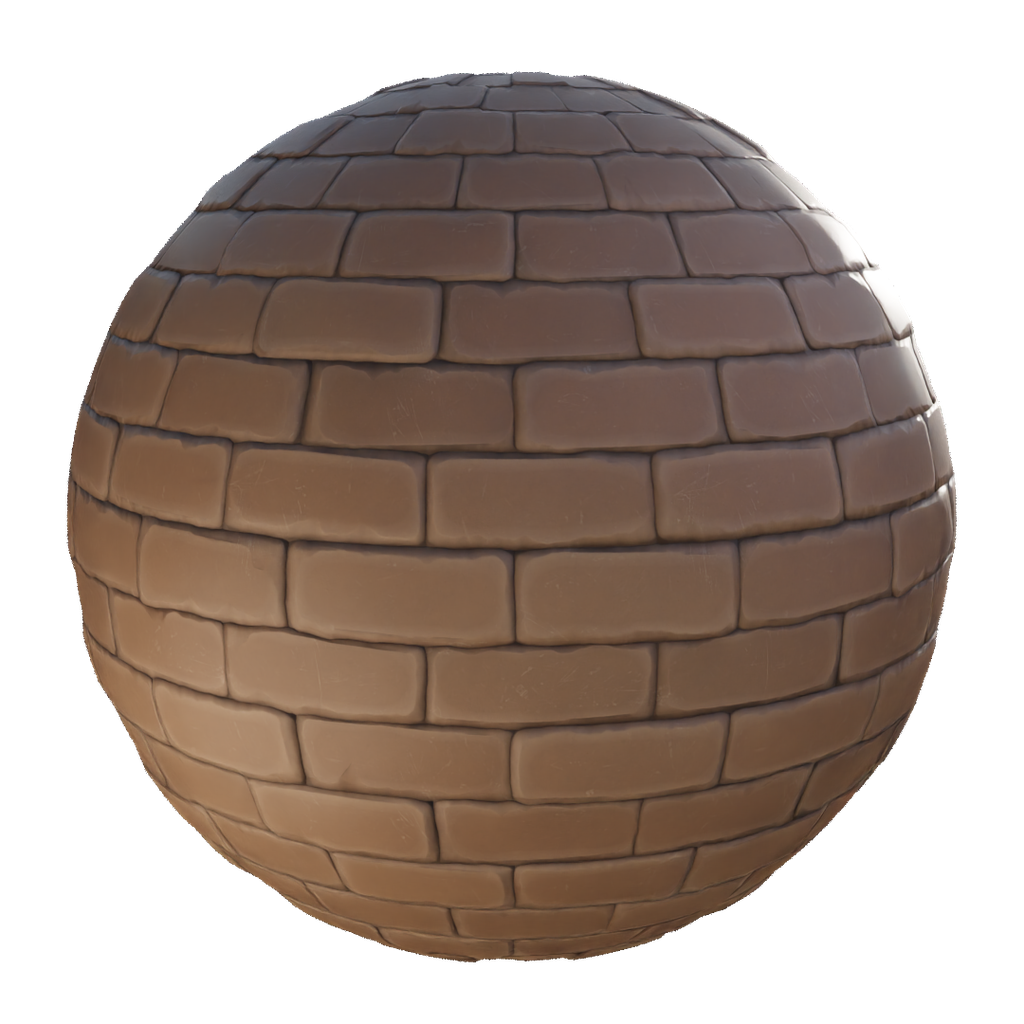 BlenderKit | Download the FREE Stylized stone brick material