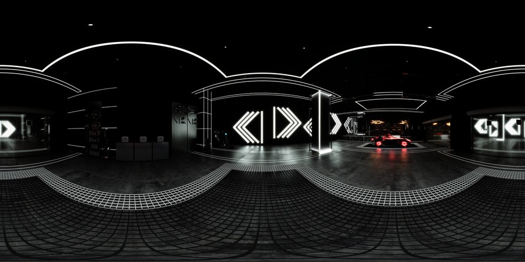 BLack Background White Light studio | Studio HDRis | Blendkit
