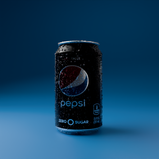 Pepsi Zero Sugar Can | Beverages models | BlenderKit