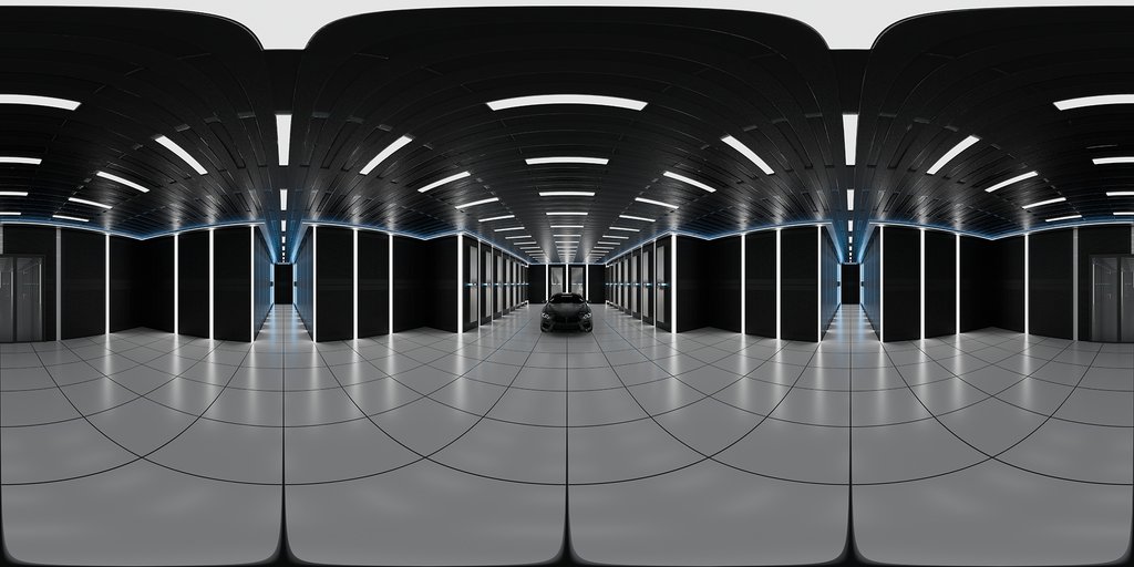 Studio Dark Car - HDRi | Studio HDRis | BlenderKit