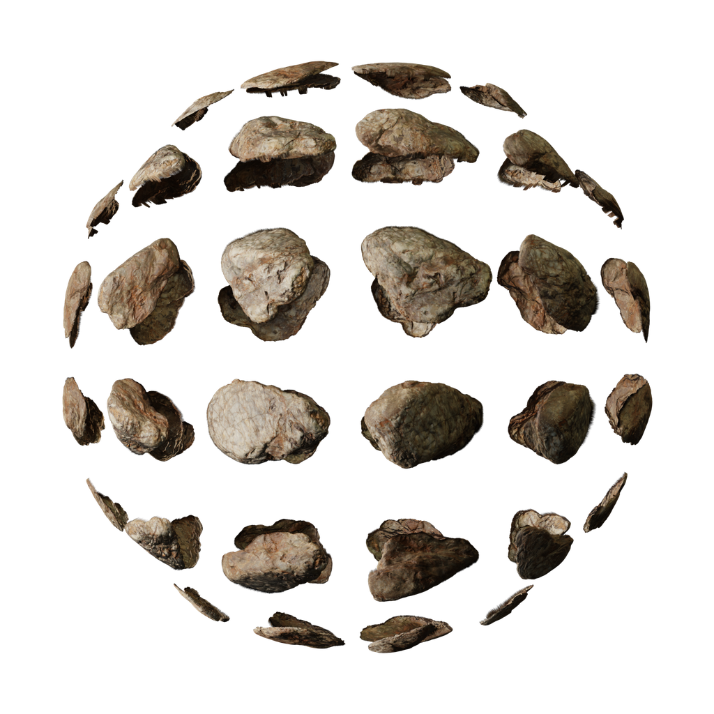 Rock Atlas | FREE stone materials | BlenderKit