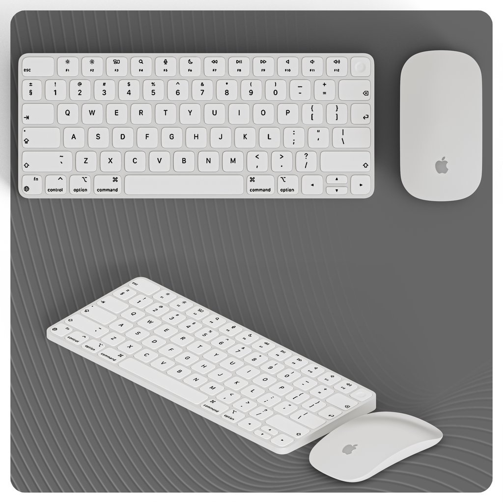 Magic Keyboard Mouse Subd Ready | Keyboards models | BlenderKit