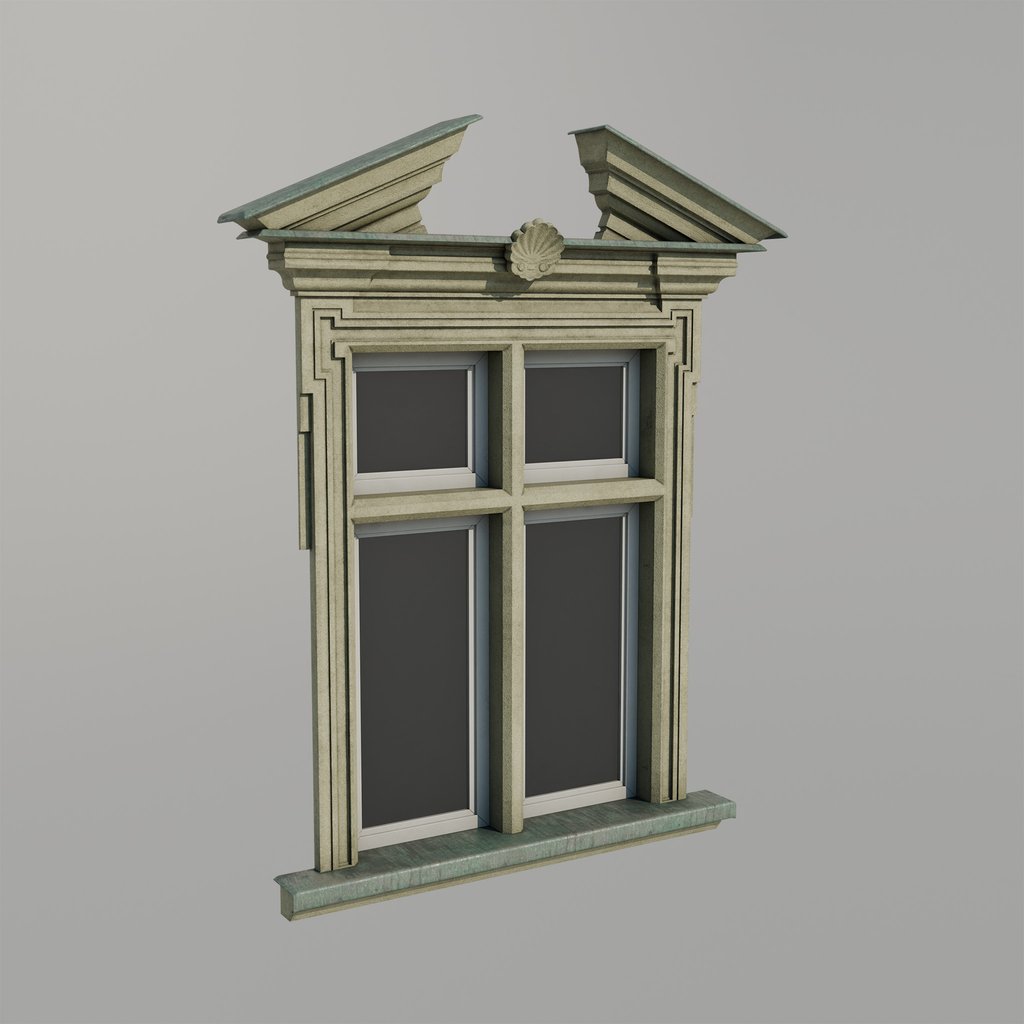 BlenderKit | Download the FREE Baroque Window model