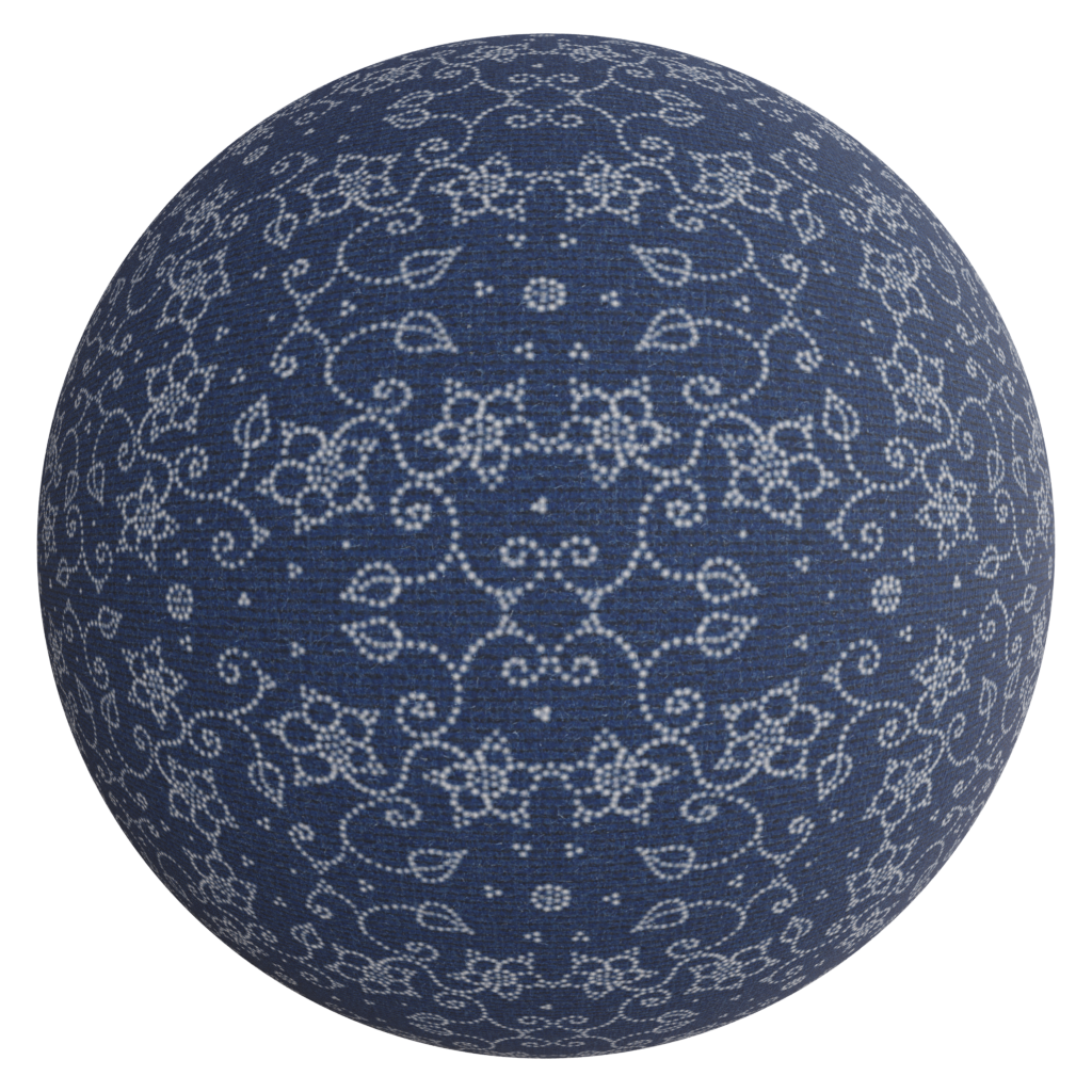 Flower pattern carpet | FREE floor materials | BlenderKit