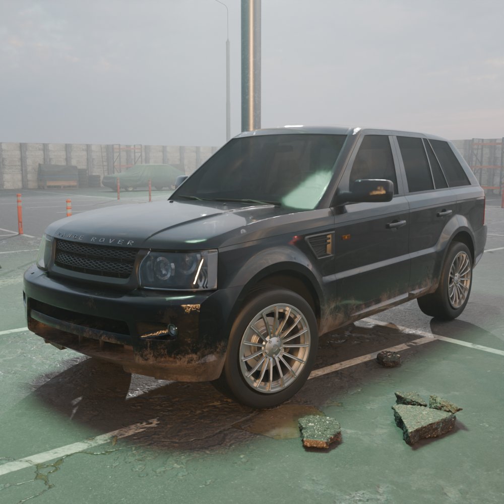 Land Rover Range Rover Sport 2009 | Modern Cars models | BlenderKit
