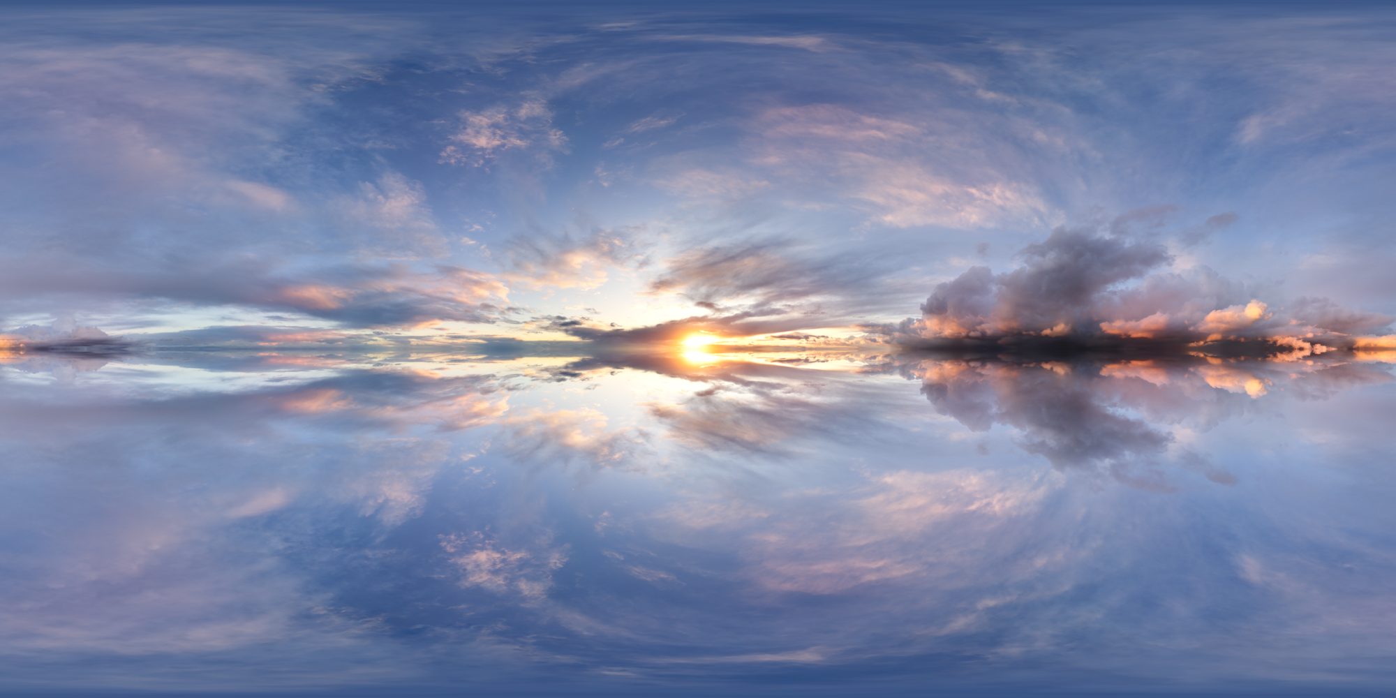 Infinite Real Sky - Dramatic Sunset | Nature HDRis | BlenderKit