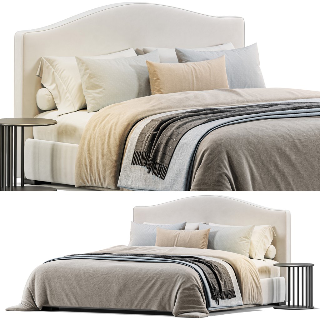 Bed K7 by delavega | Beds models | BlenderKit