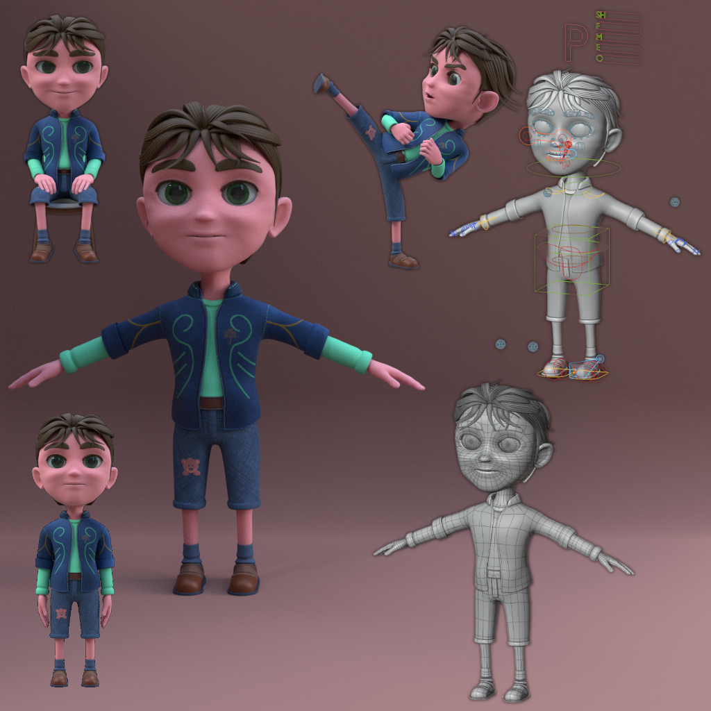 Boy Character | Characters models | BlenderKit