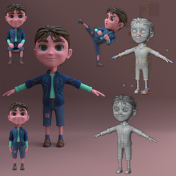 Boy Character | Characters models | BlenderKit