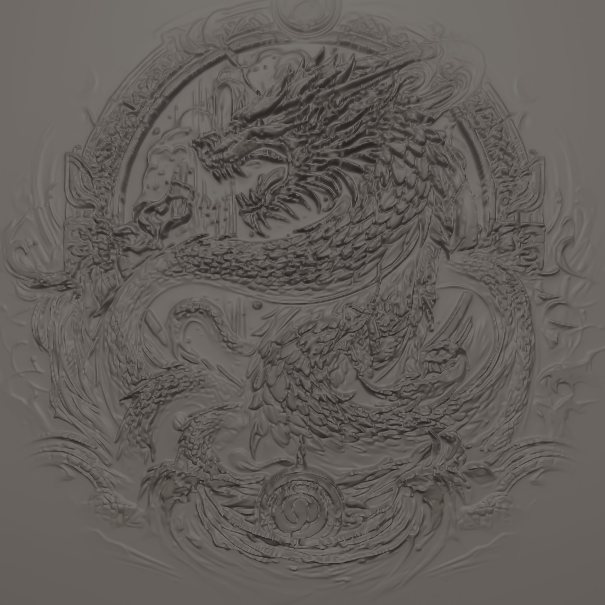 Dragon Alpha | Face / Head brushes | BlenderKit