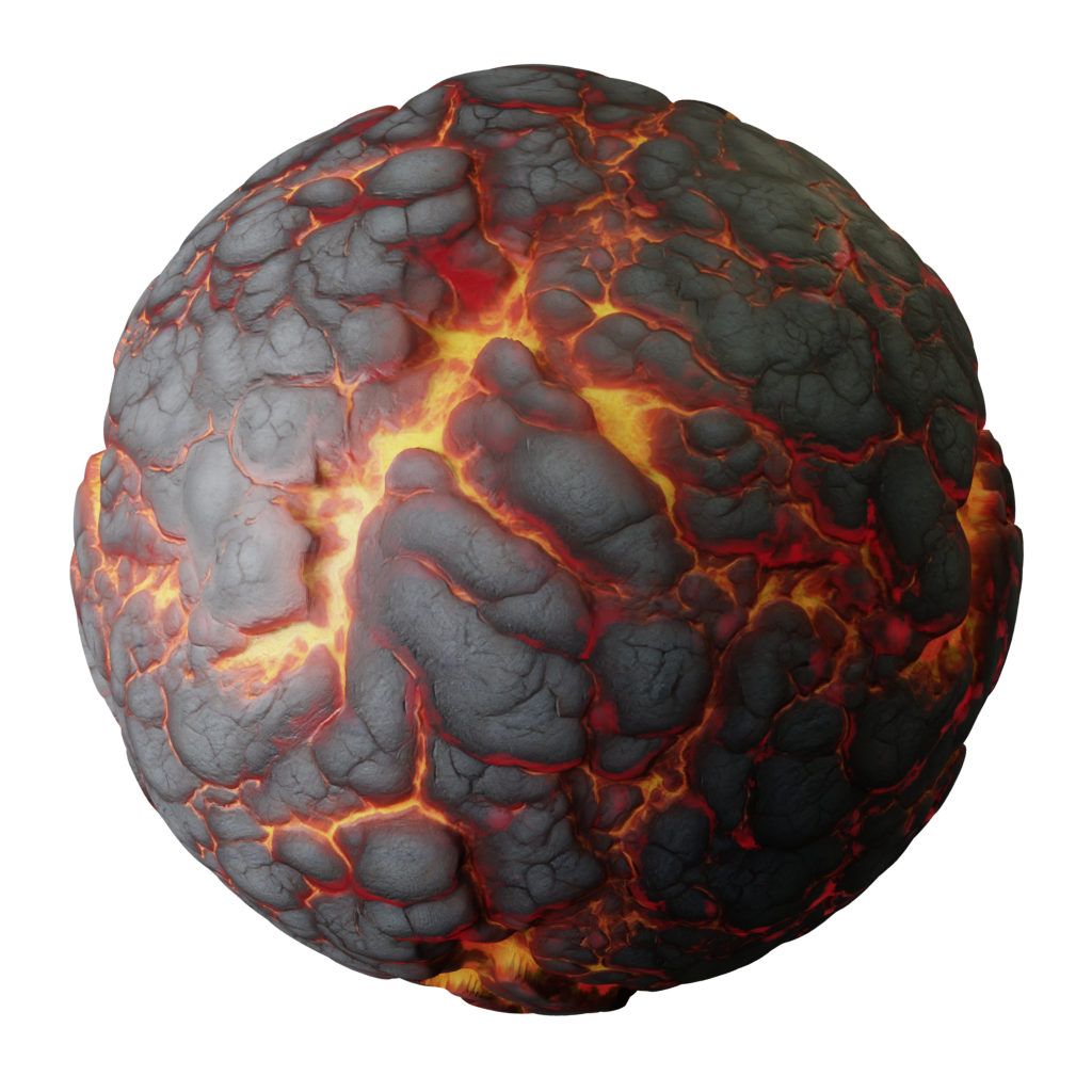 Cracked Lava Surface | FREE fx materials | BlenderKit