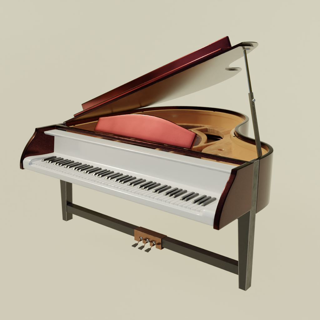 Paino | Musical Instruments models | BlenderKit