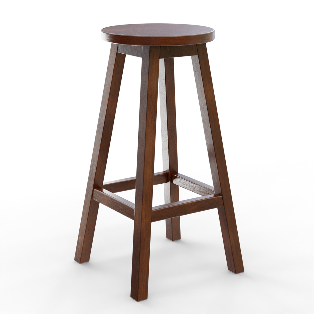Wooden bar stool | FREE Bar chairs models | BlenderKit