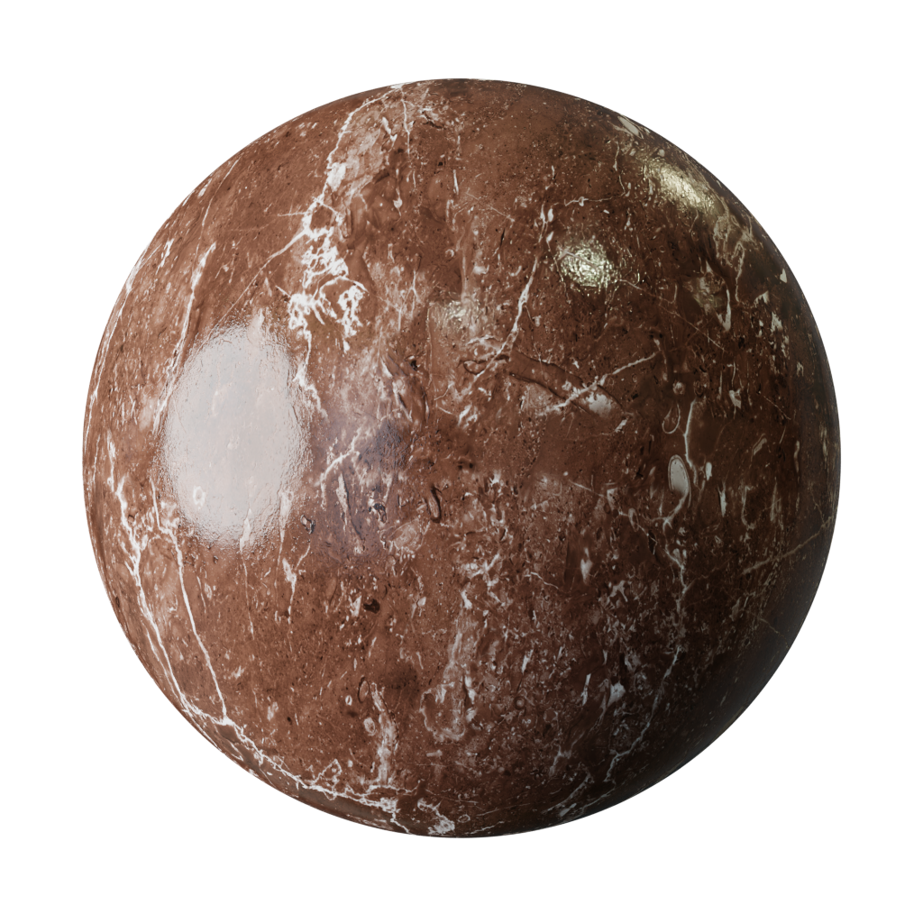 Brown Marbled Stone | FREE marble materials | BlenderKit