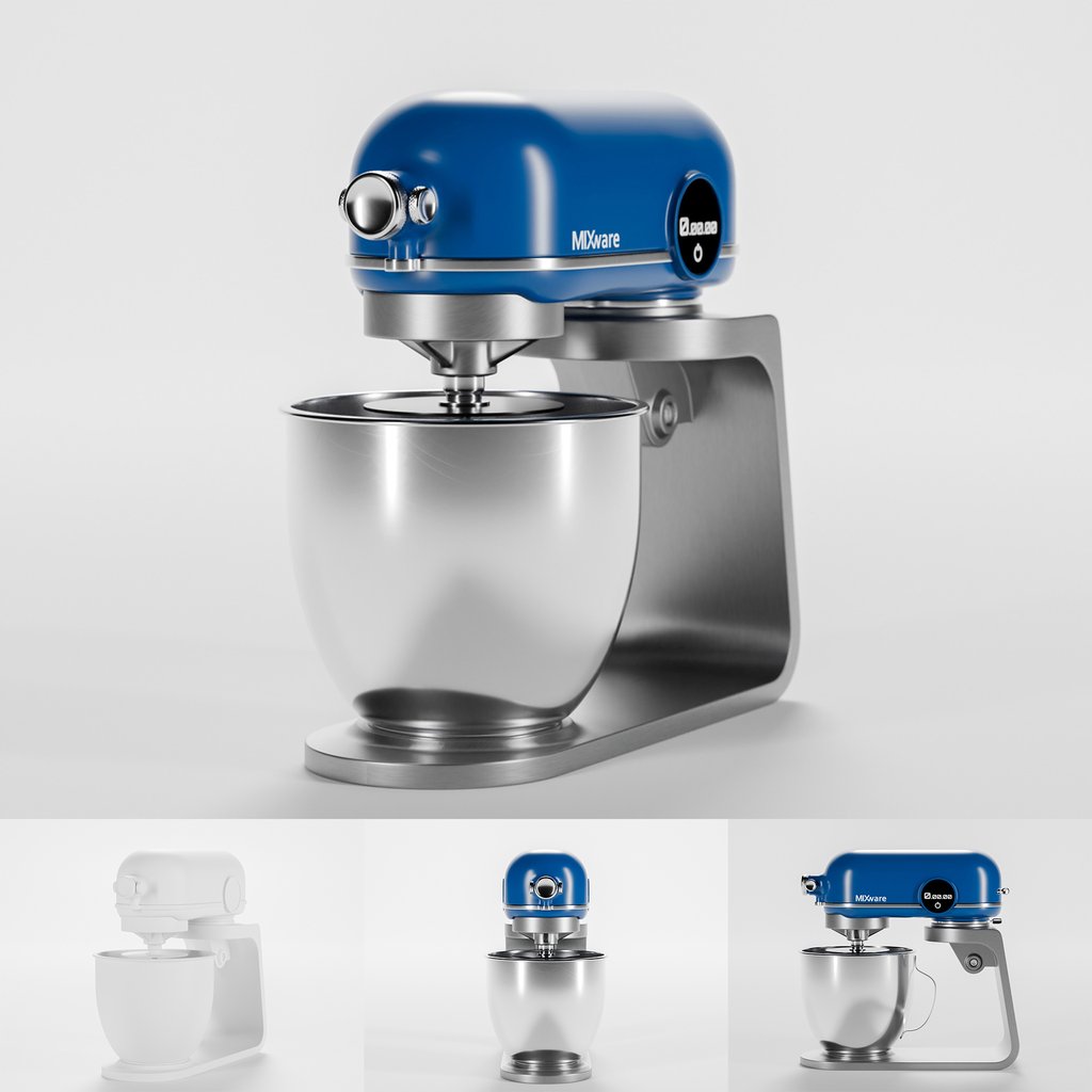 Modern standing mixer | Home Appliances models | BlenderKit
