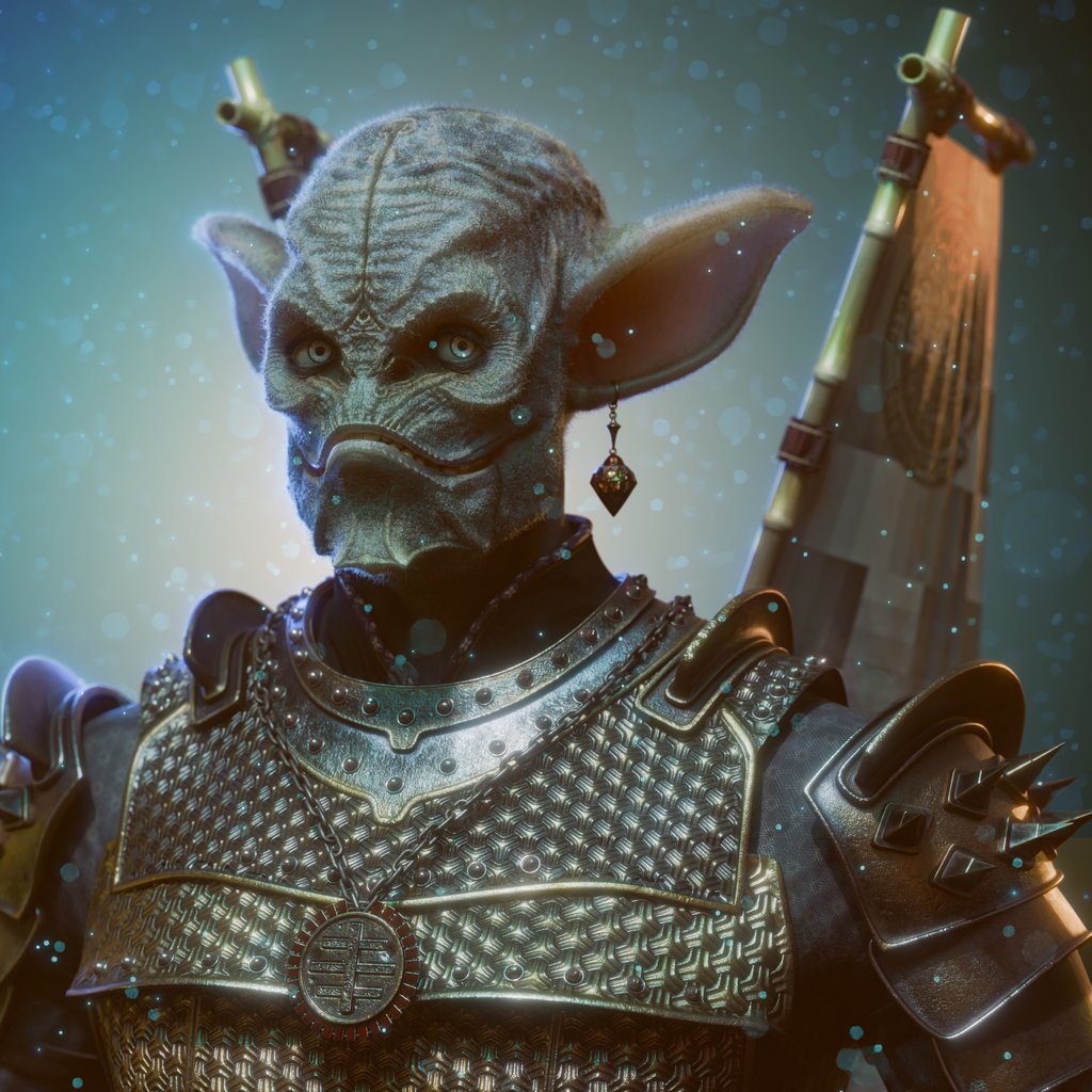 BlenderKit | Download the Gorgon Knight model